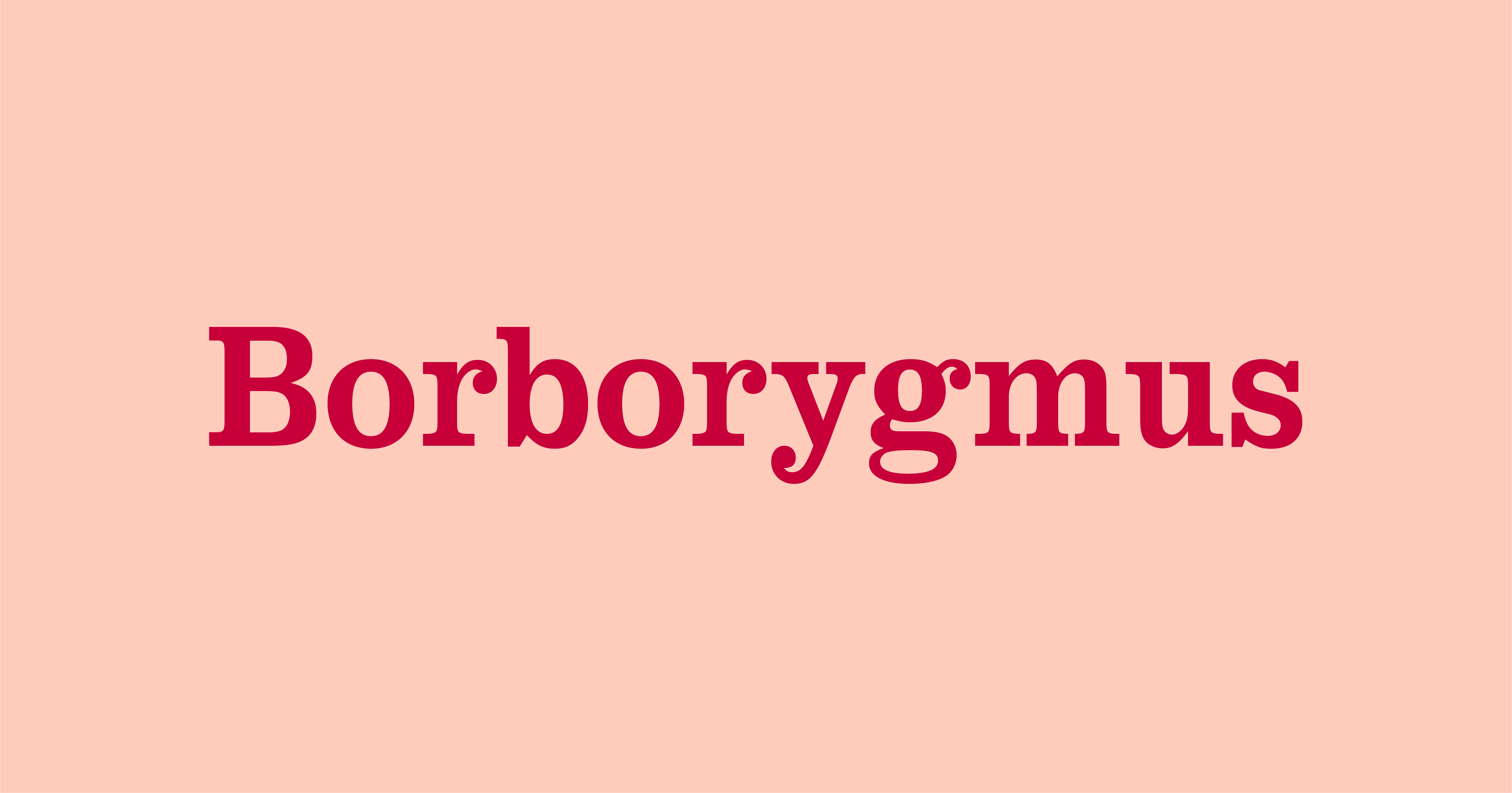 Borborygmus - Word Daily