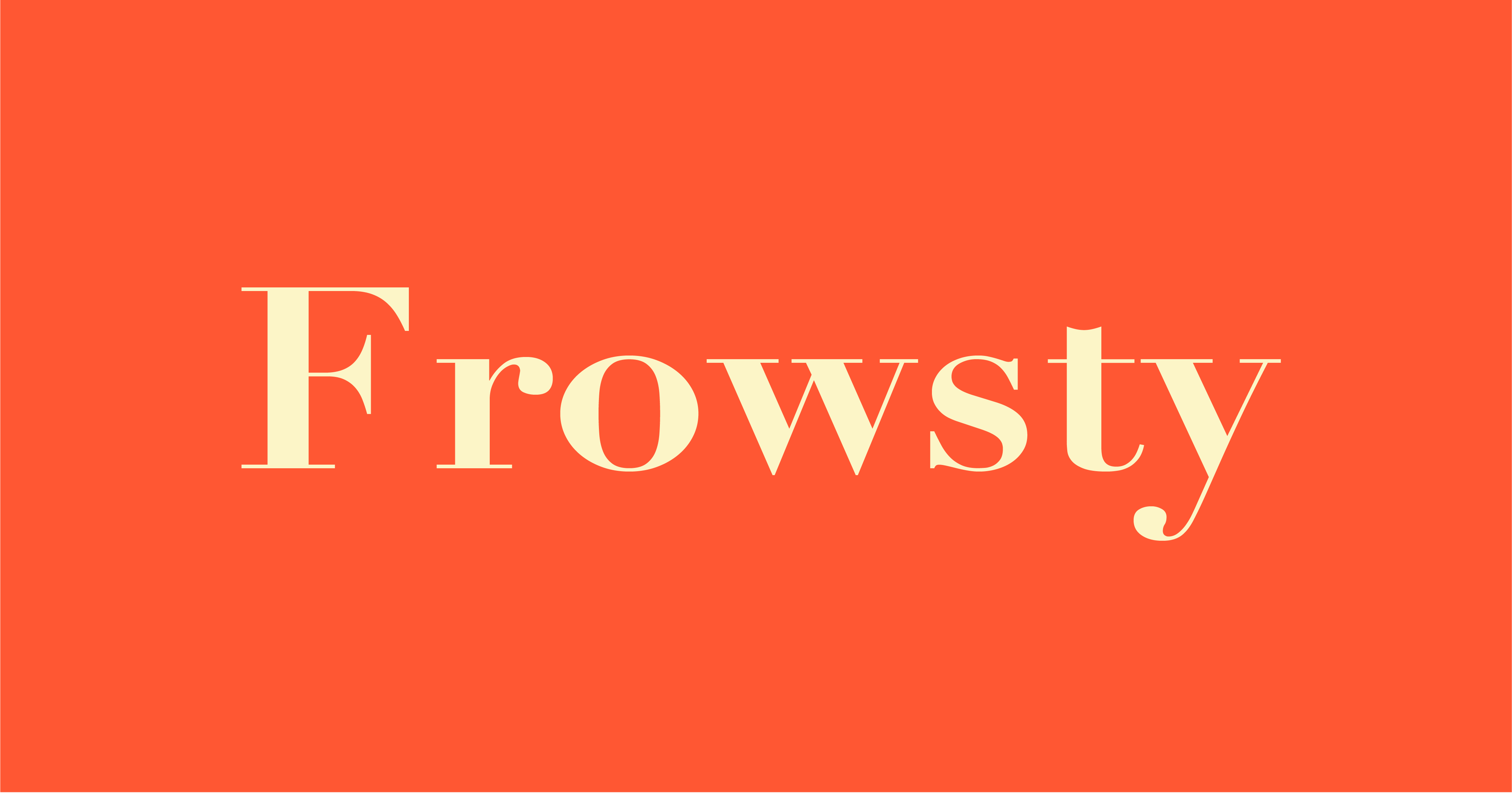 Frowsty - Word Daily