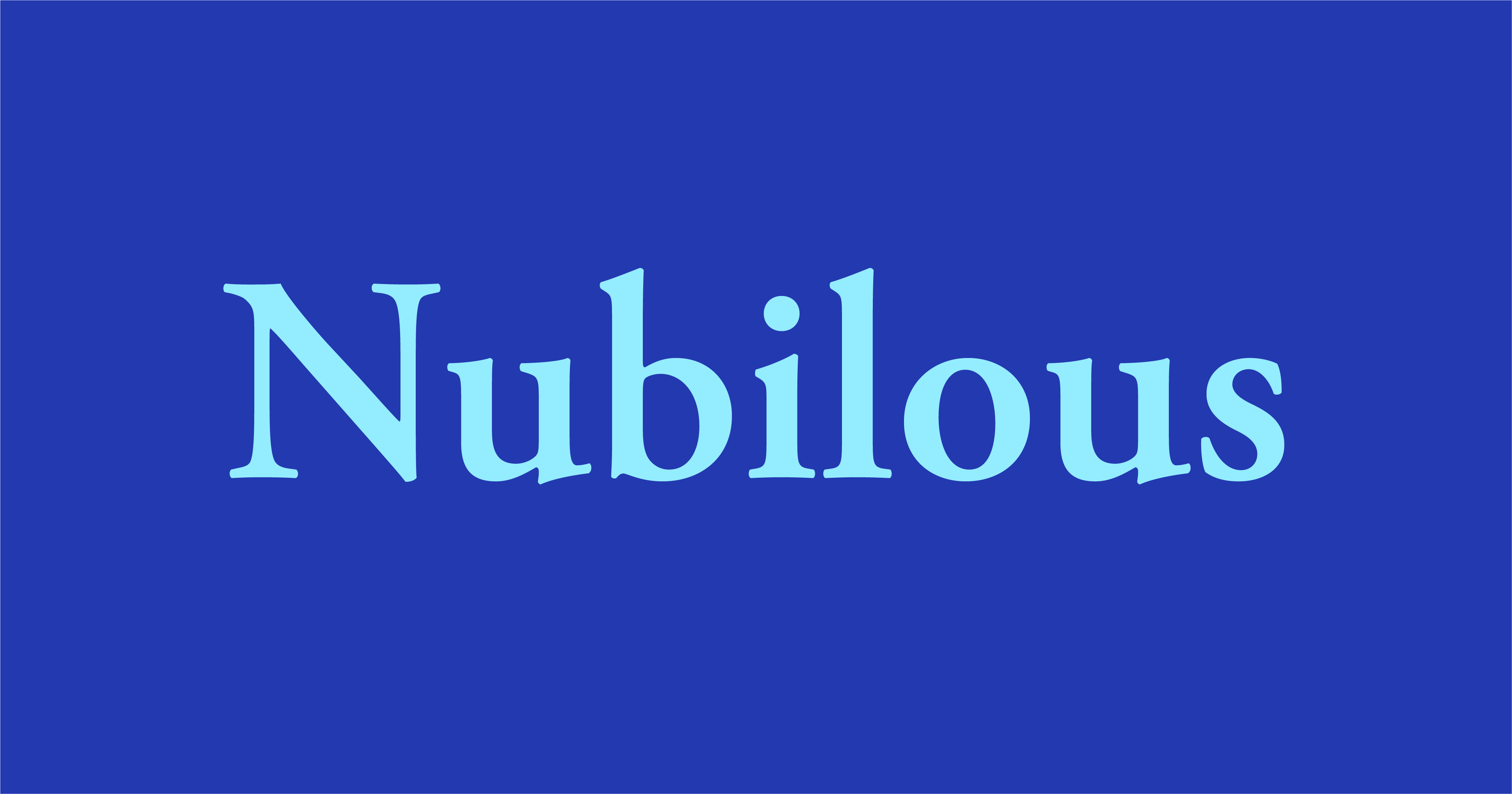 Nubilous - Word Daily
