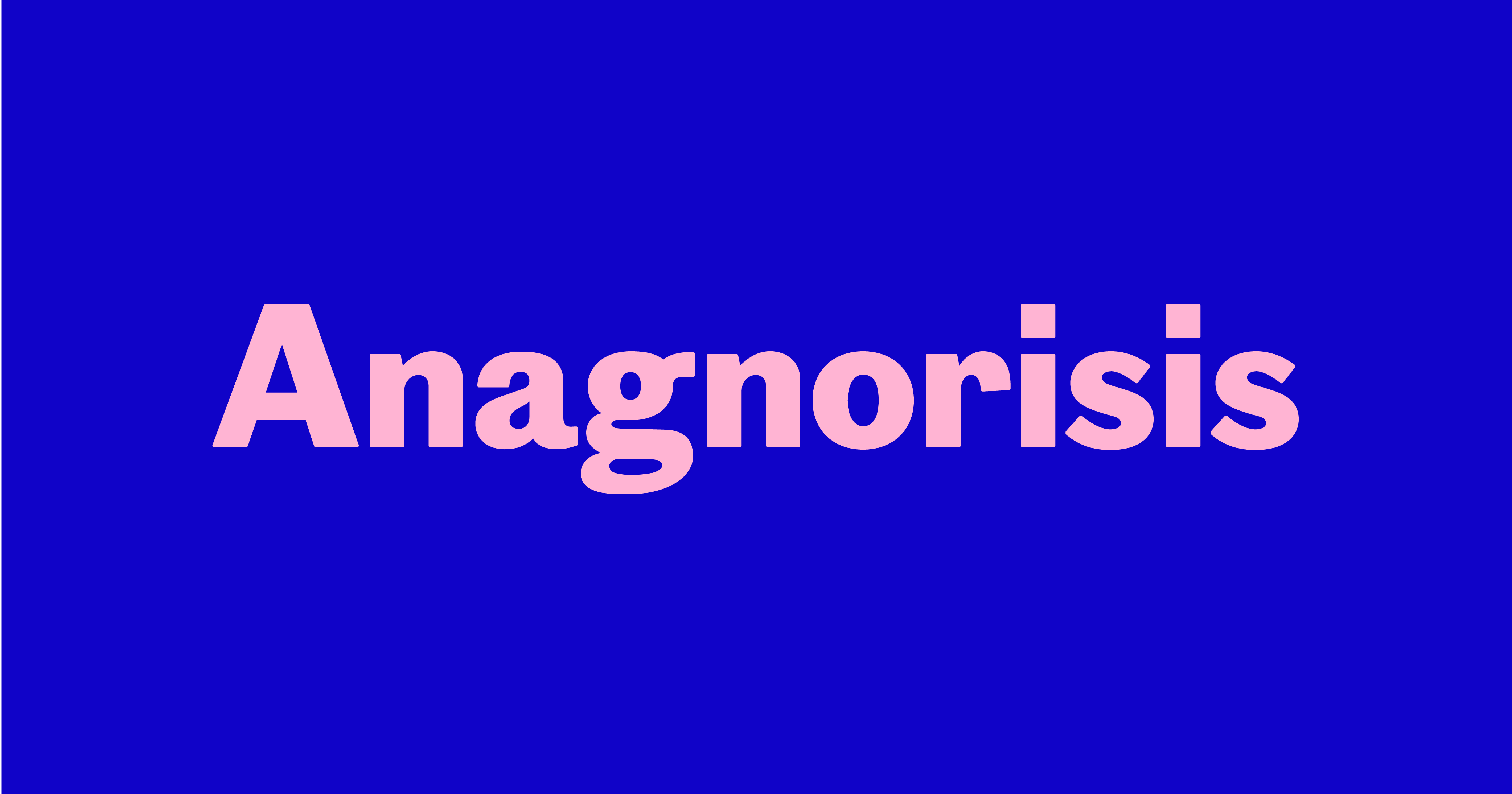 Anagnorisis - Word Daily