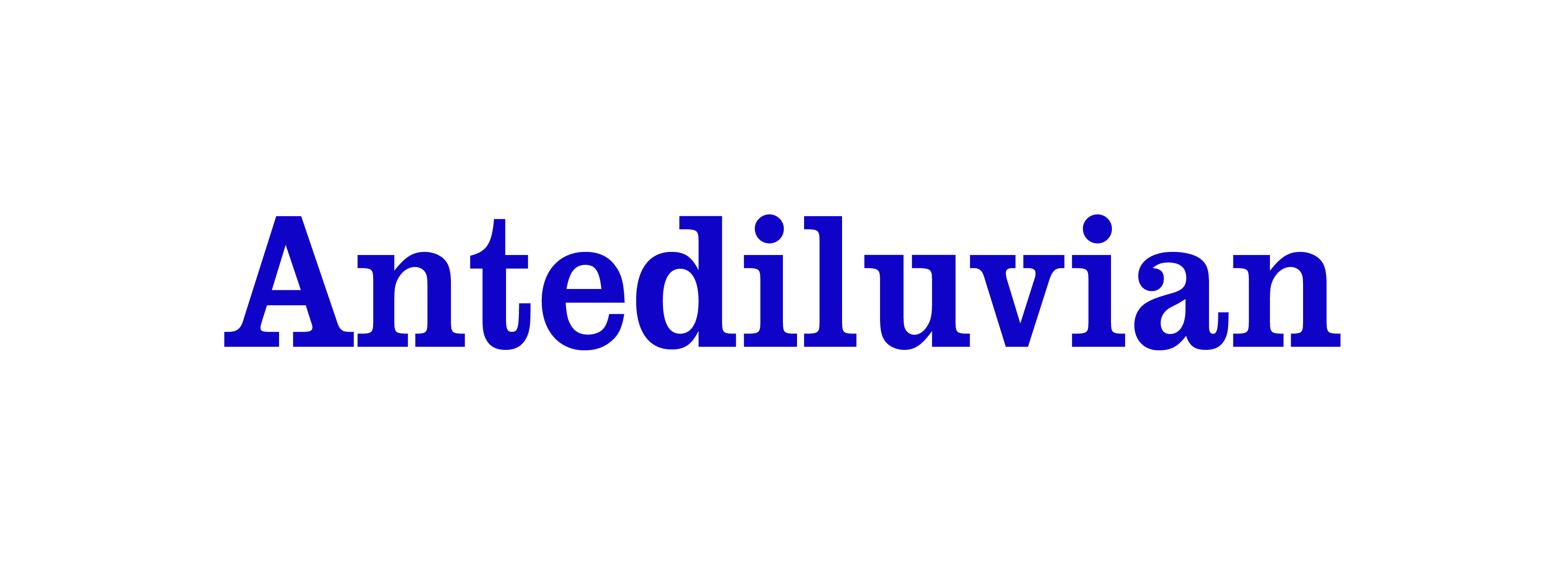 Antediluvian - Word Daily