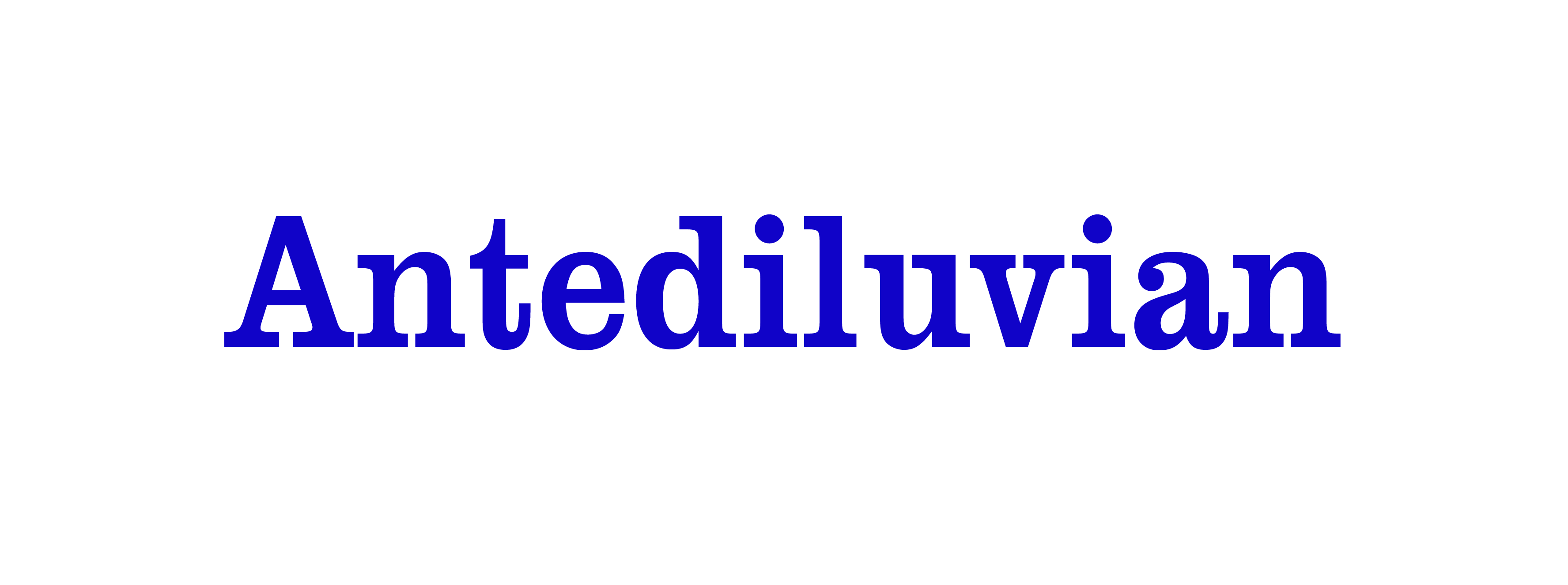 Antediluvian - Word Daily