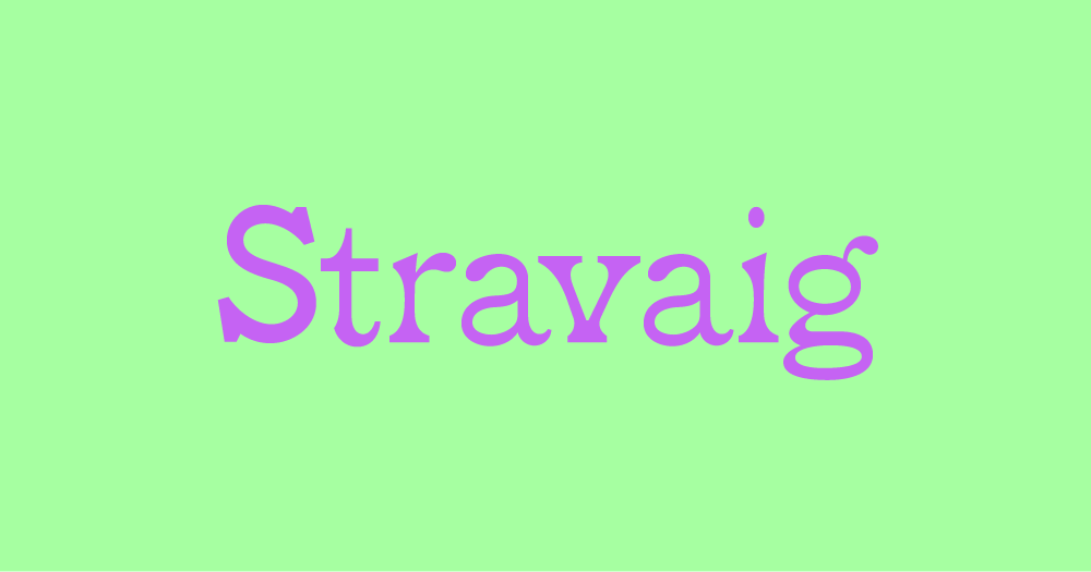 Stravaig - Word Daily