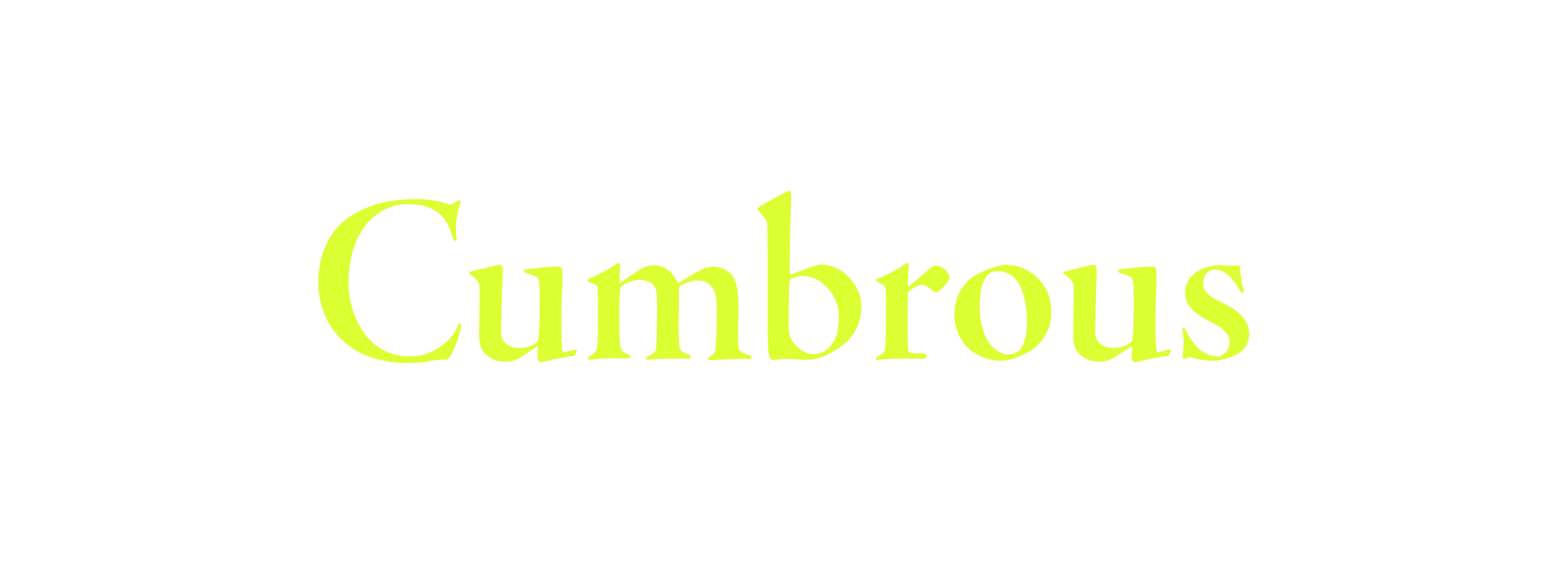 Cumbrous - Word Daily