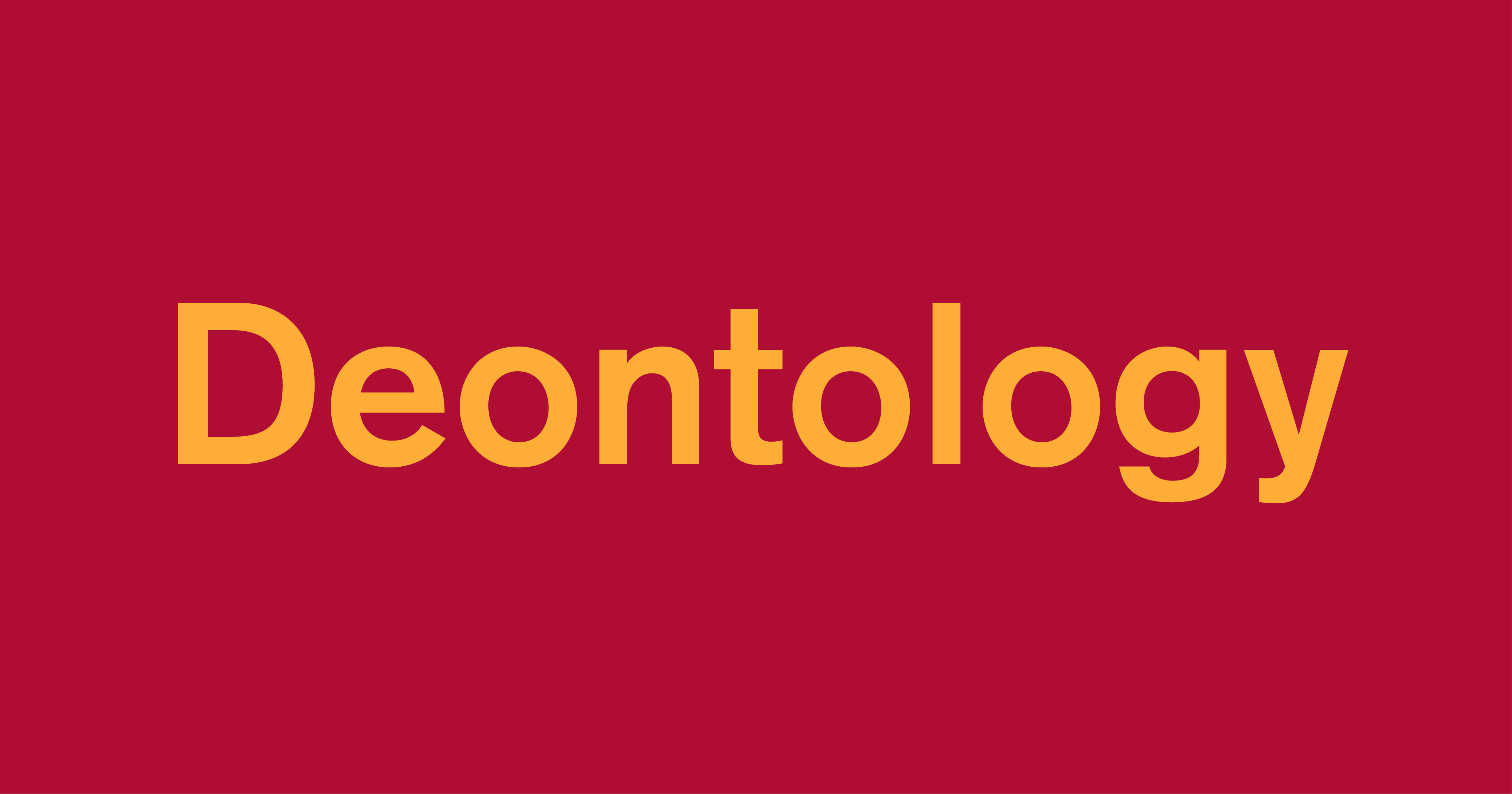 Deontology - Word Daily