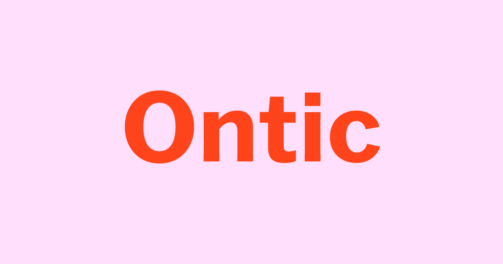 Ontic - Word Daily