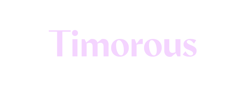 Timorous - Word Daily