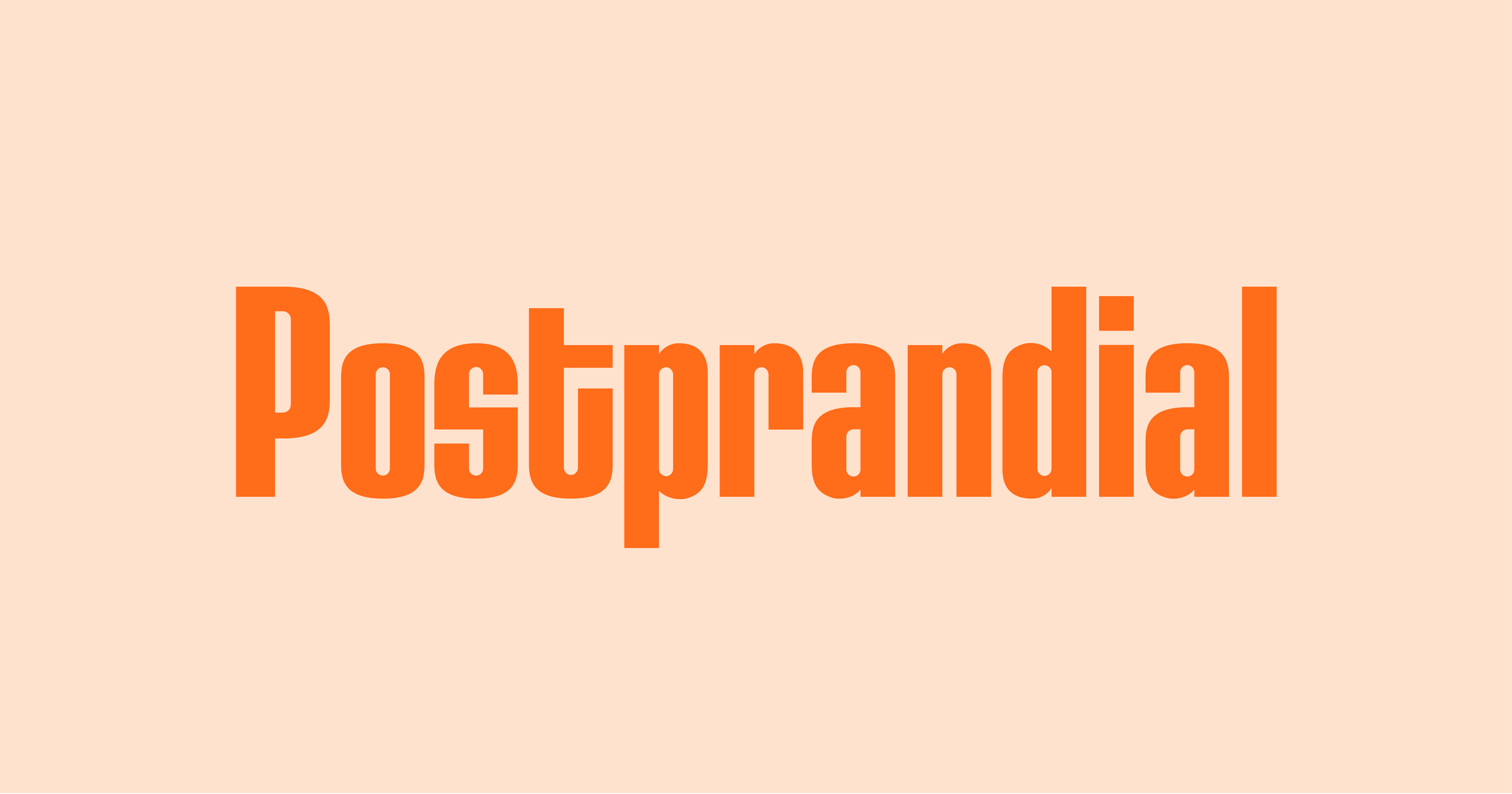 Postprandial - Word Daily