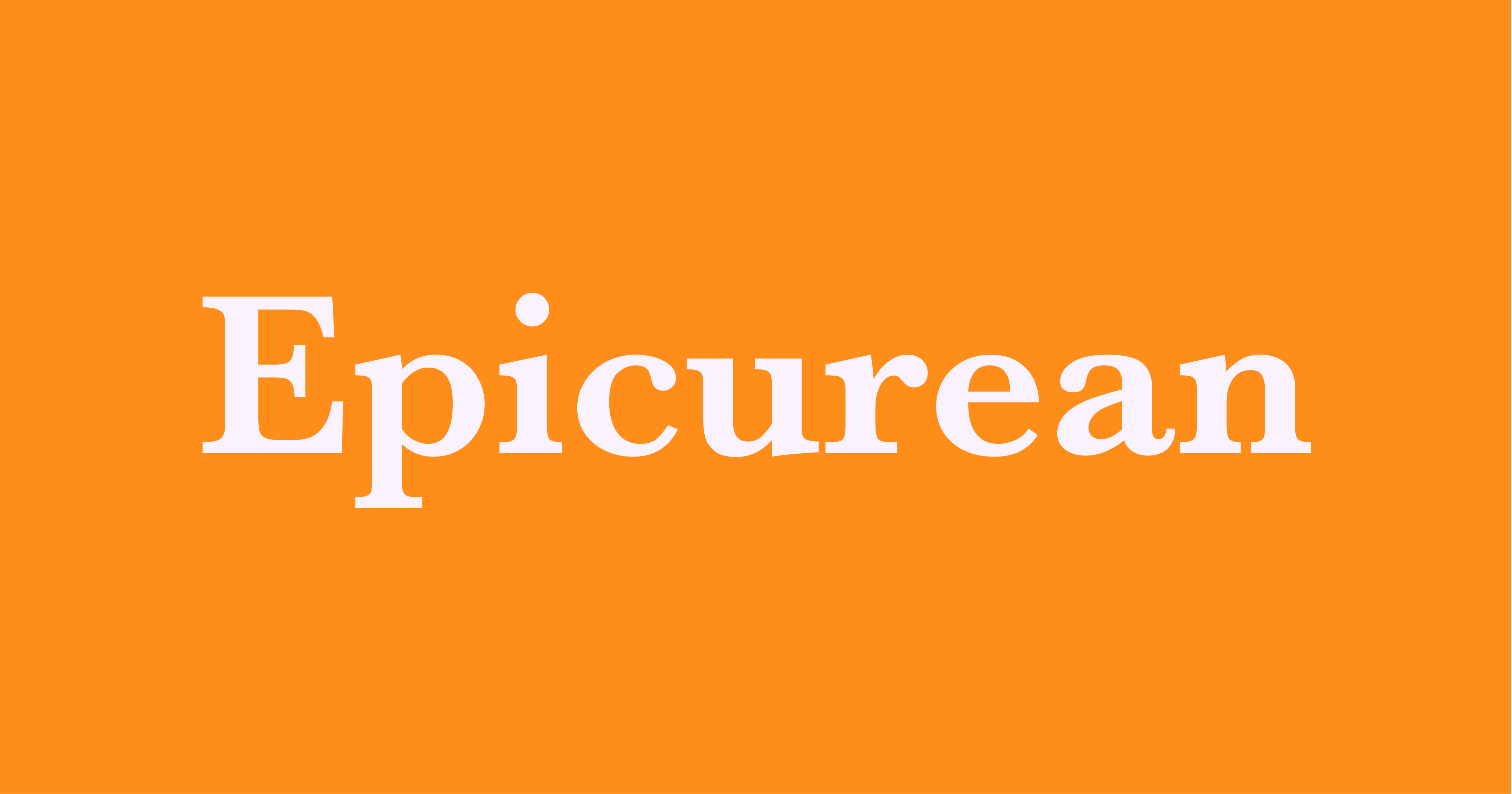 Epicurean - Word Daily
