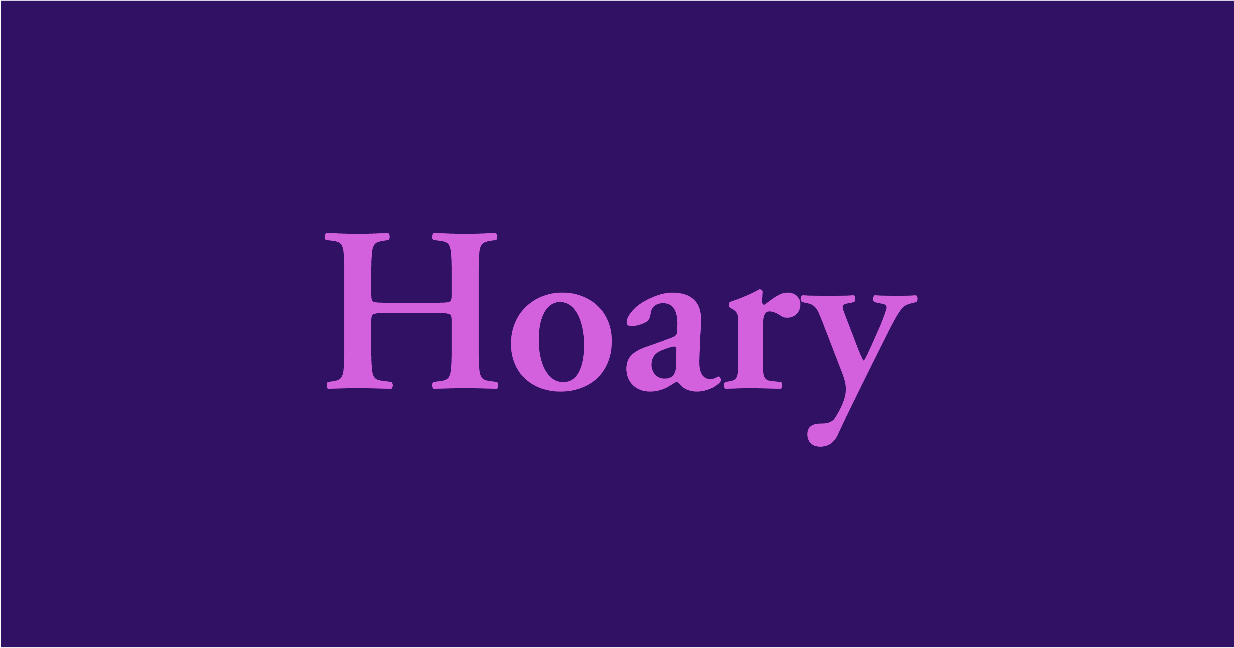 Hoary - Word Daily
