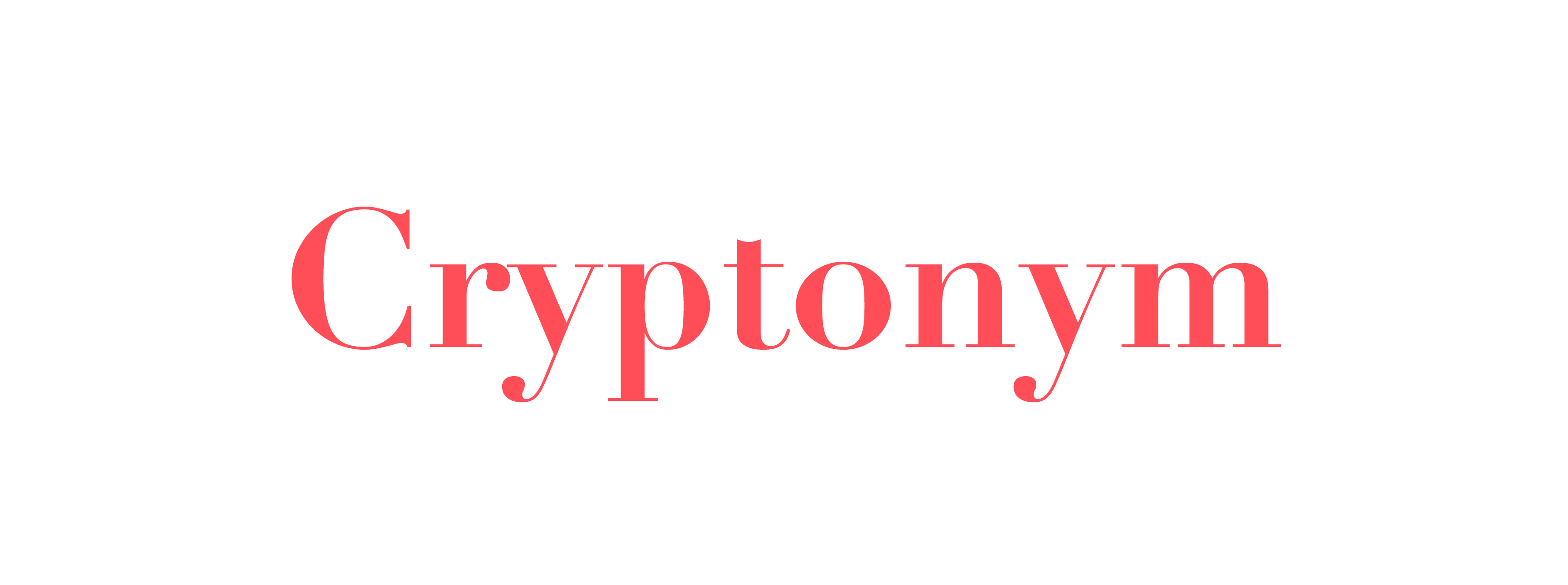 Cryptonym - Word Daily