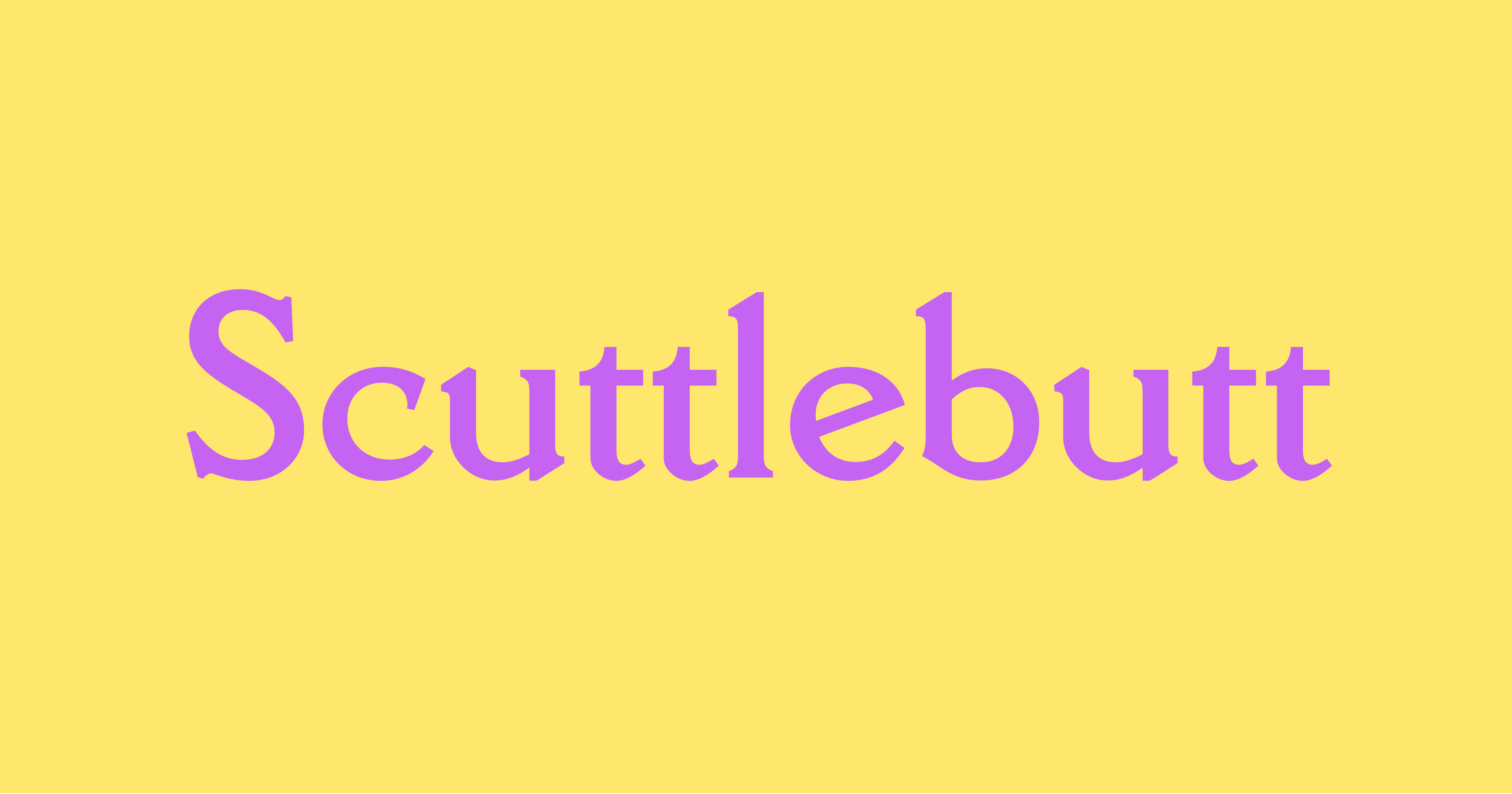 Scuttlebutt - Word Daily