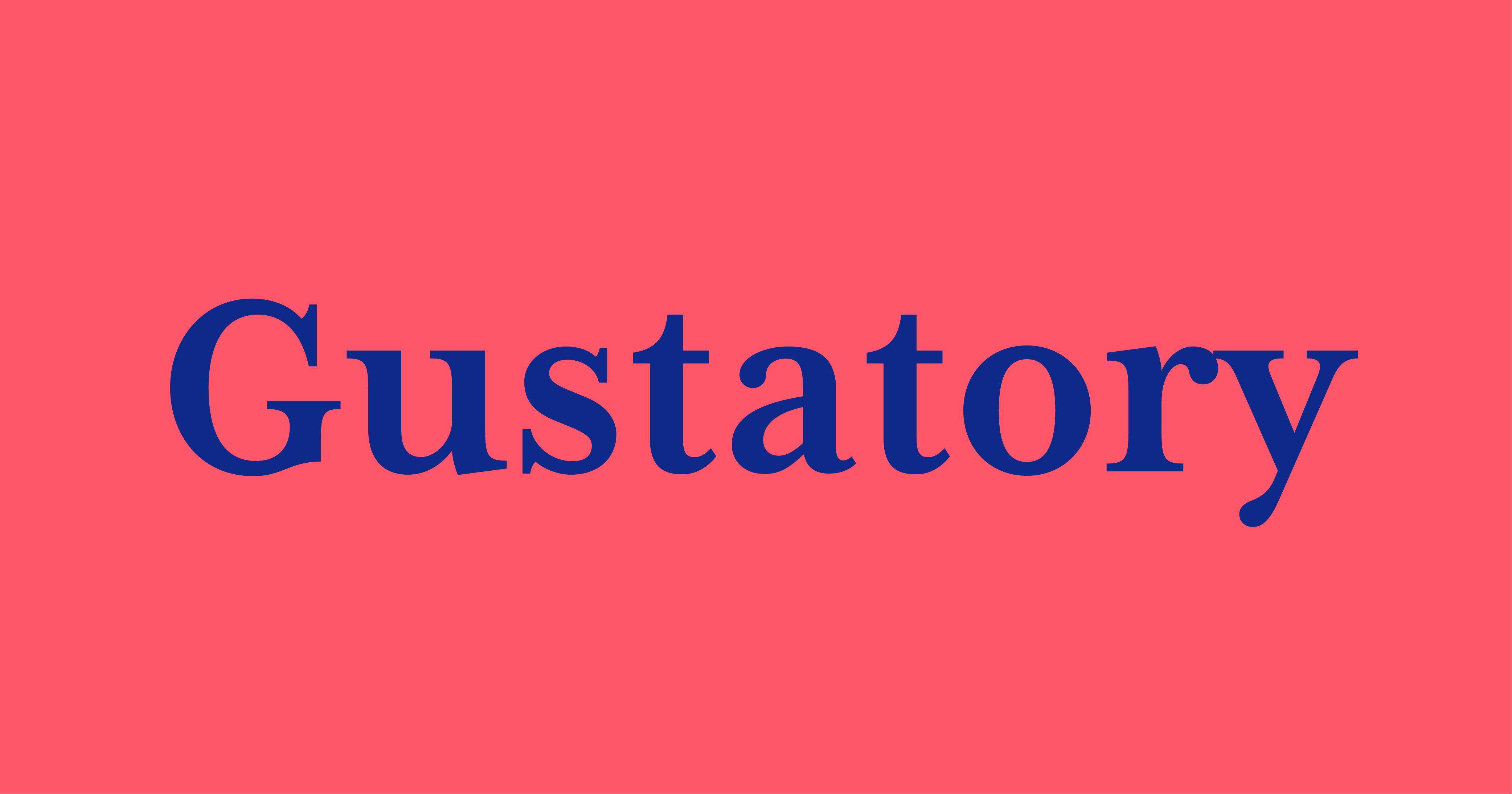 Gustatory - Word Daily