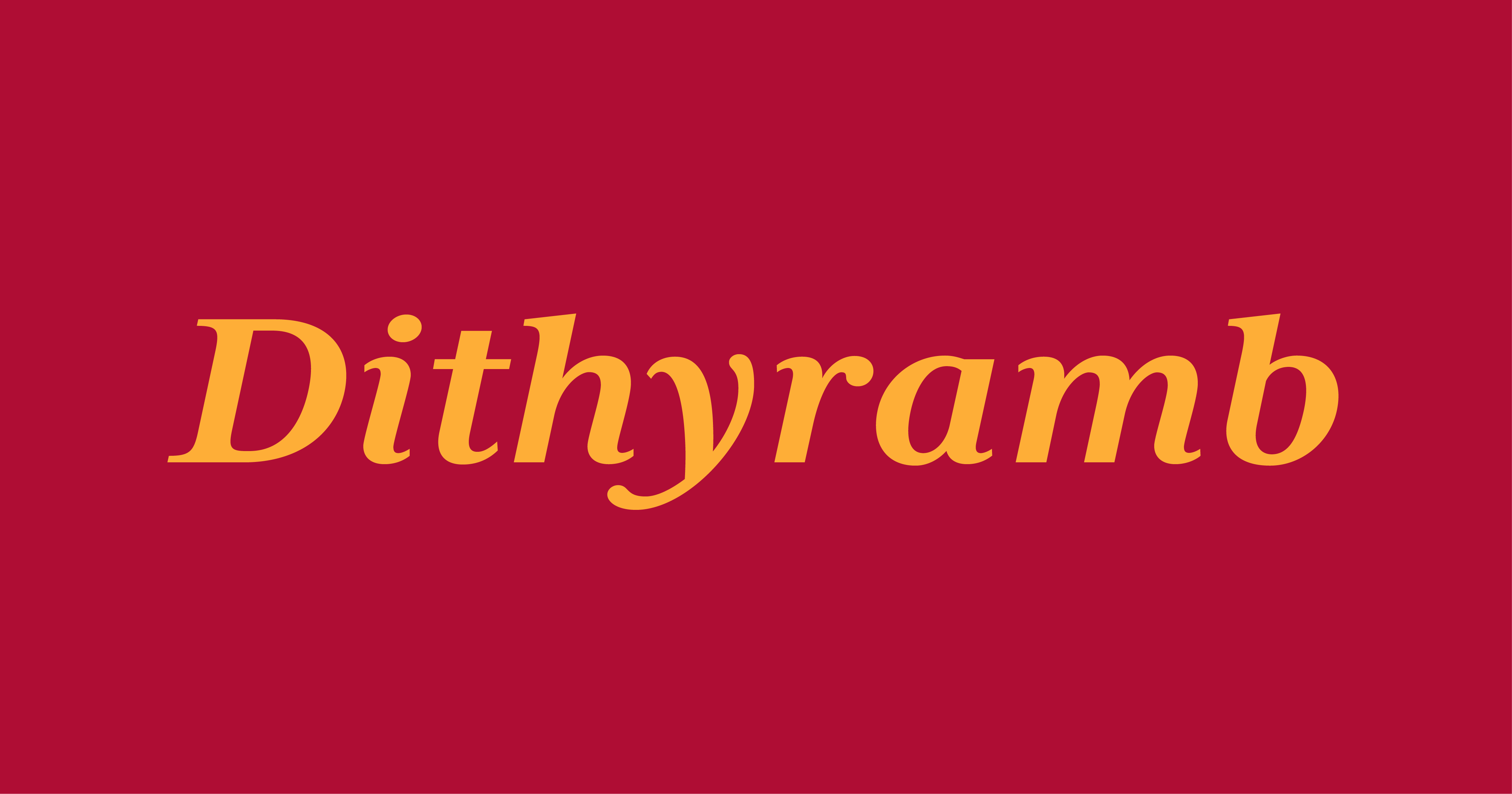 Dithyramb - Word Daily