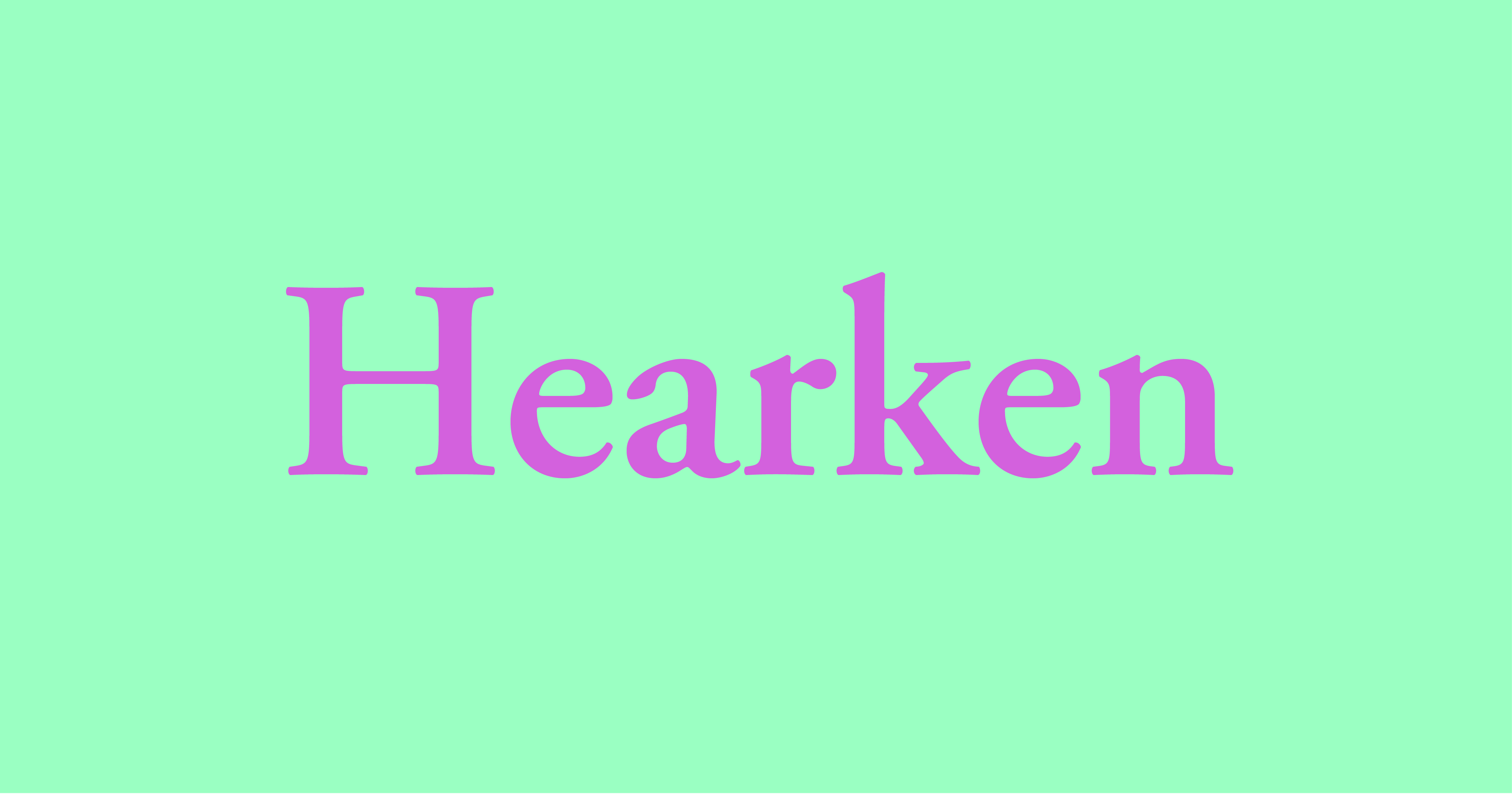 Hearken - Word Daily