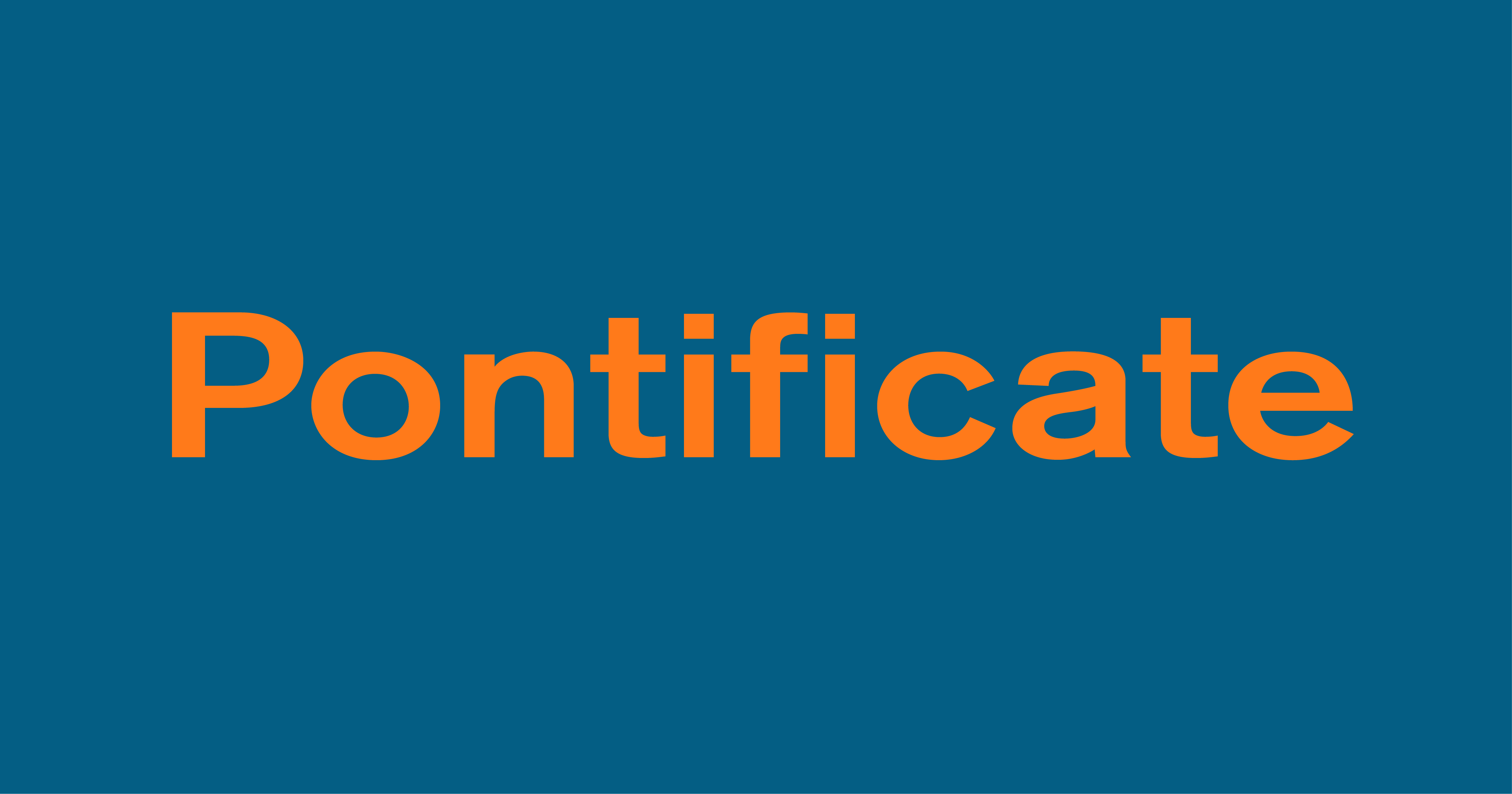 Pontificate - Word Daily