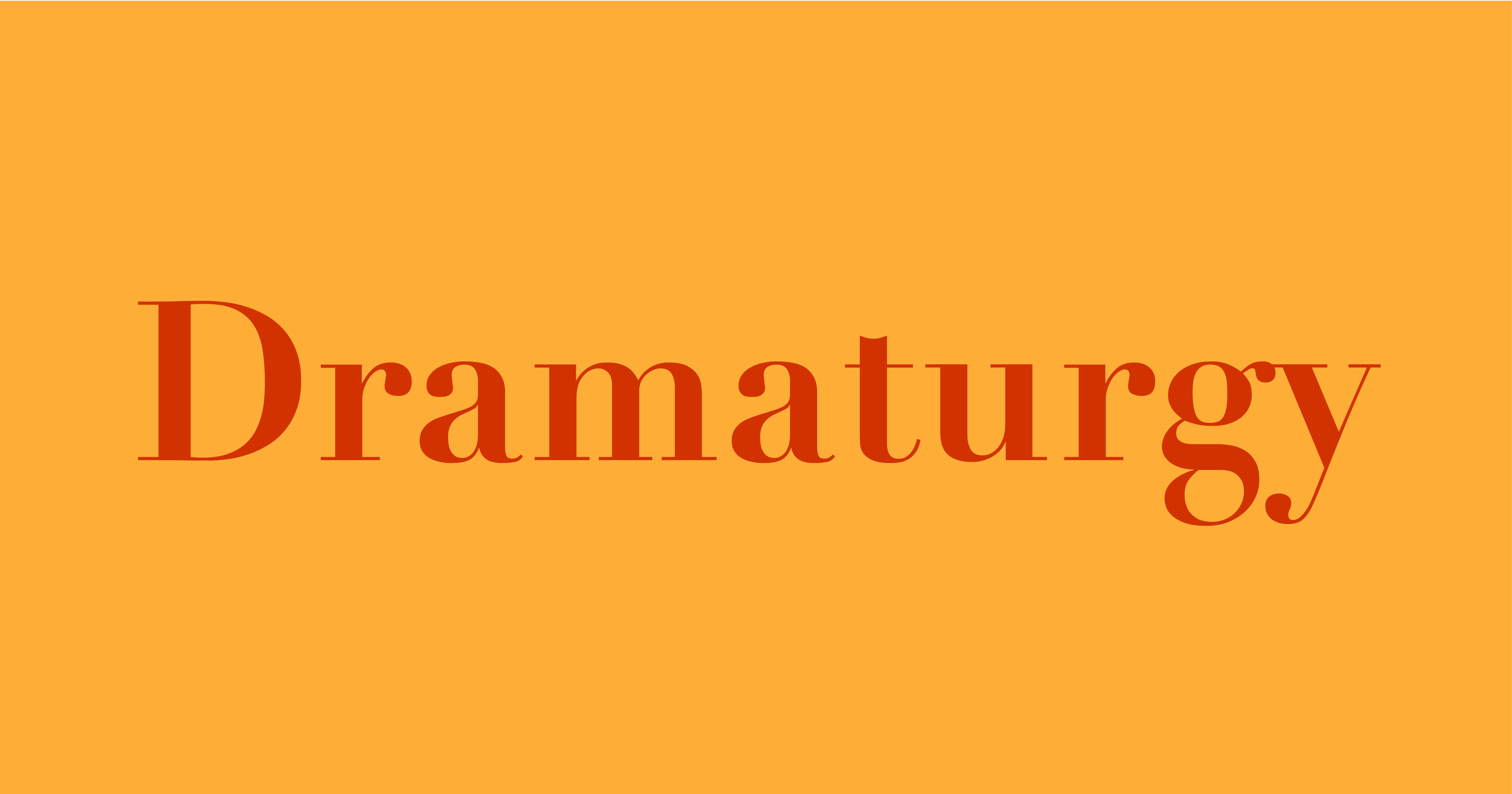 Dramaturgy - Word Daily