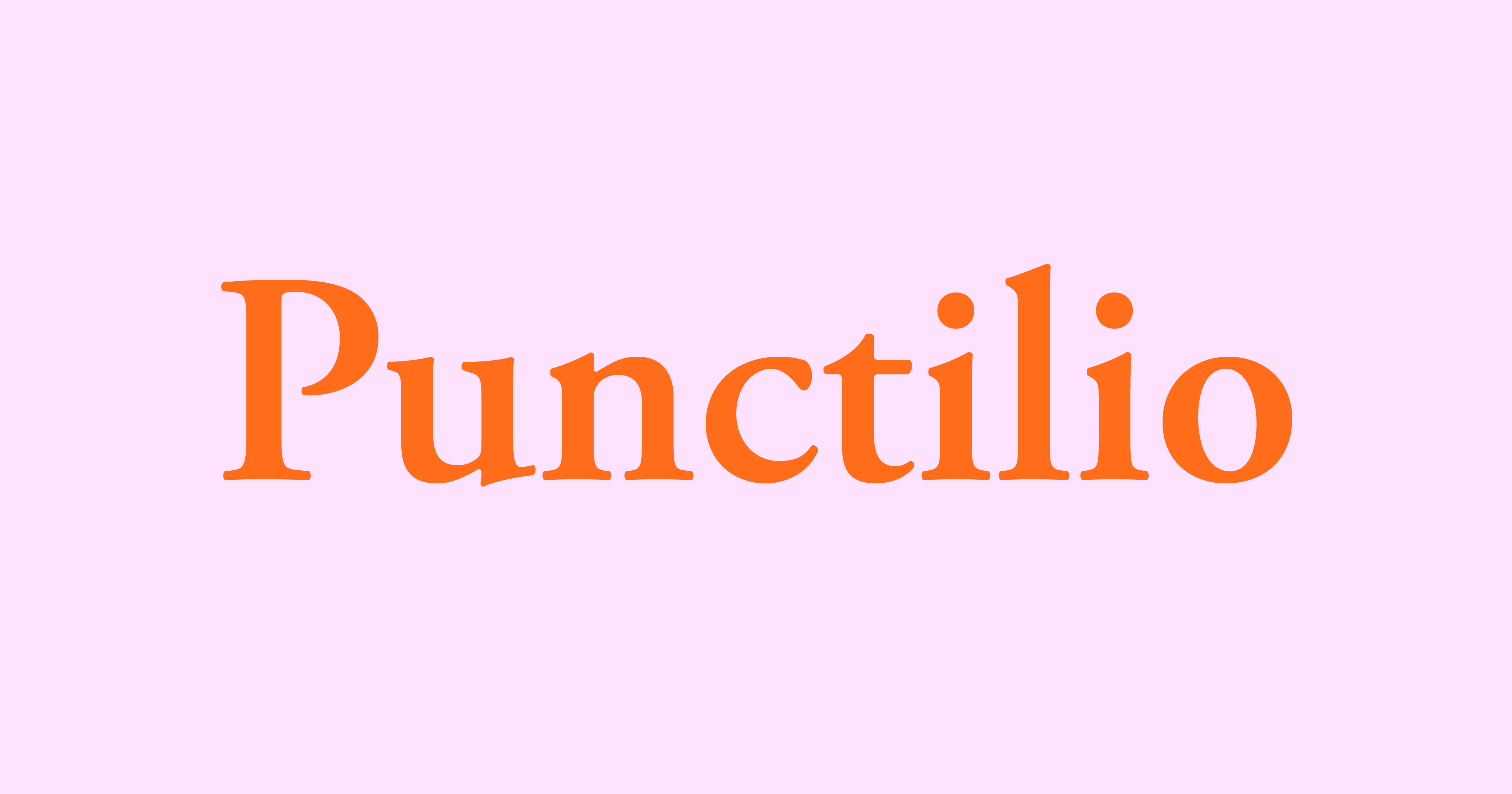 Punctilio - Word Daily
