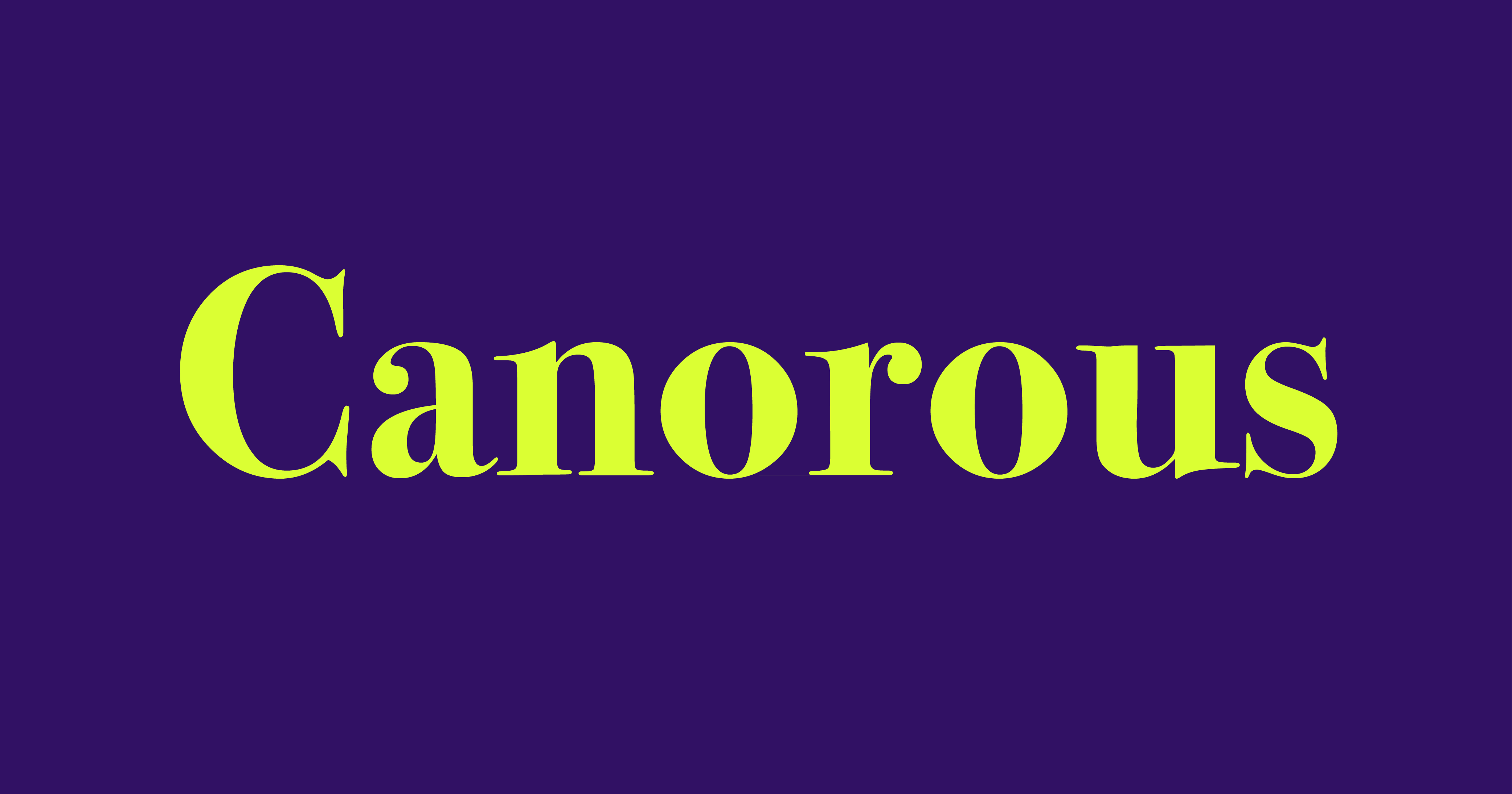 Canorous - Word Daily