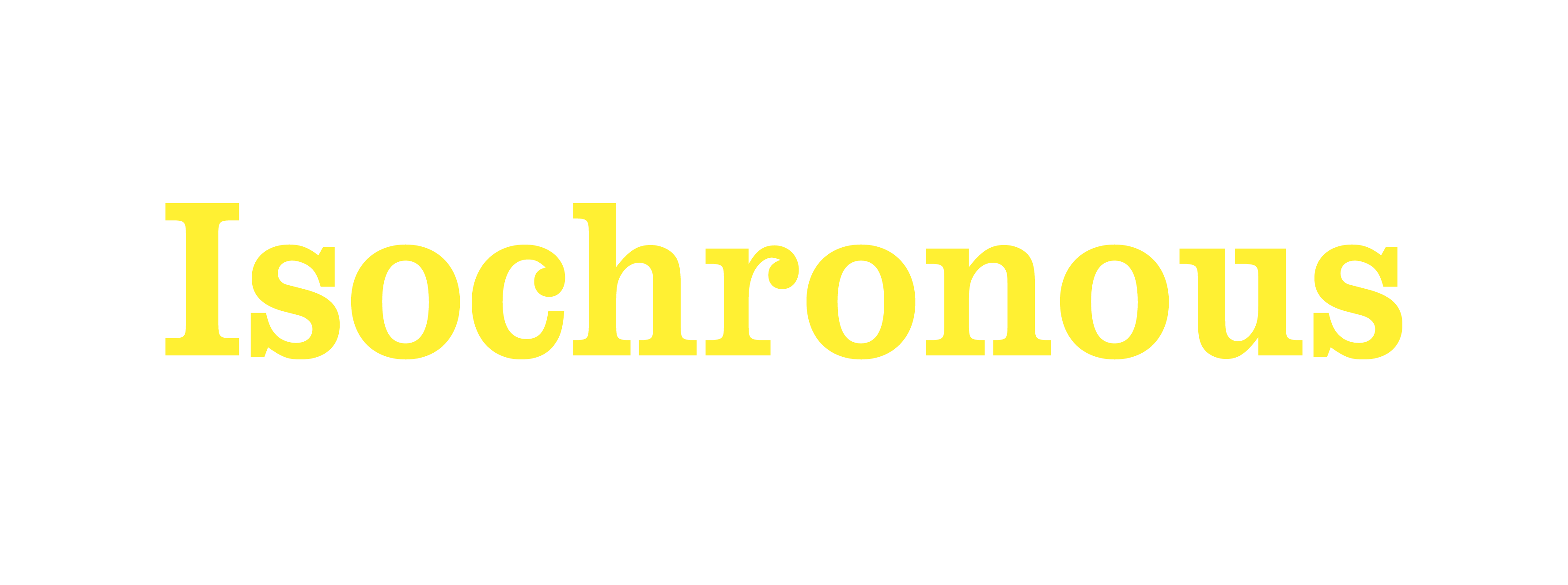 Isochronous - Word Daily
