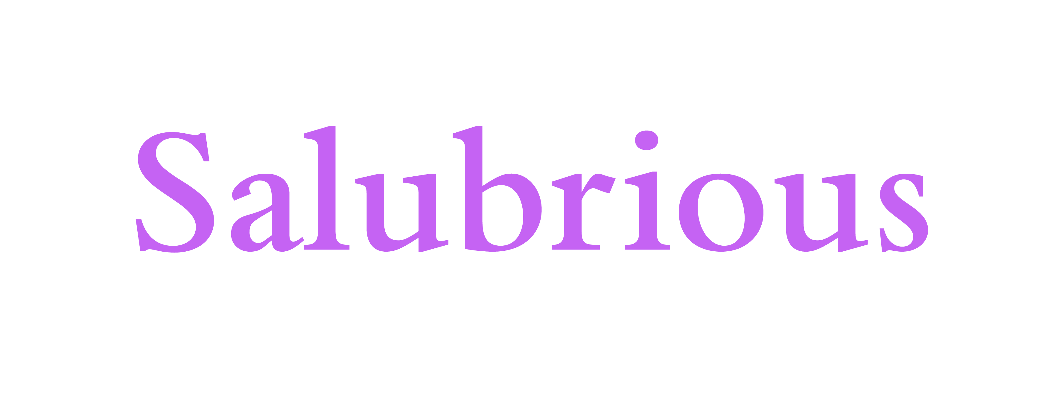 Salubrious - Word Daily