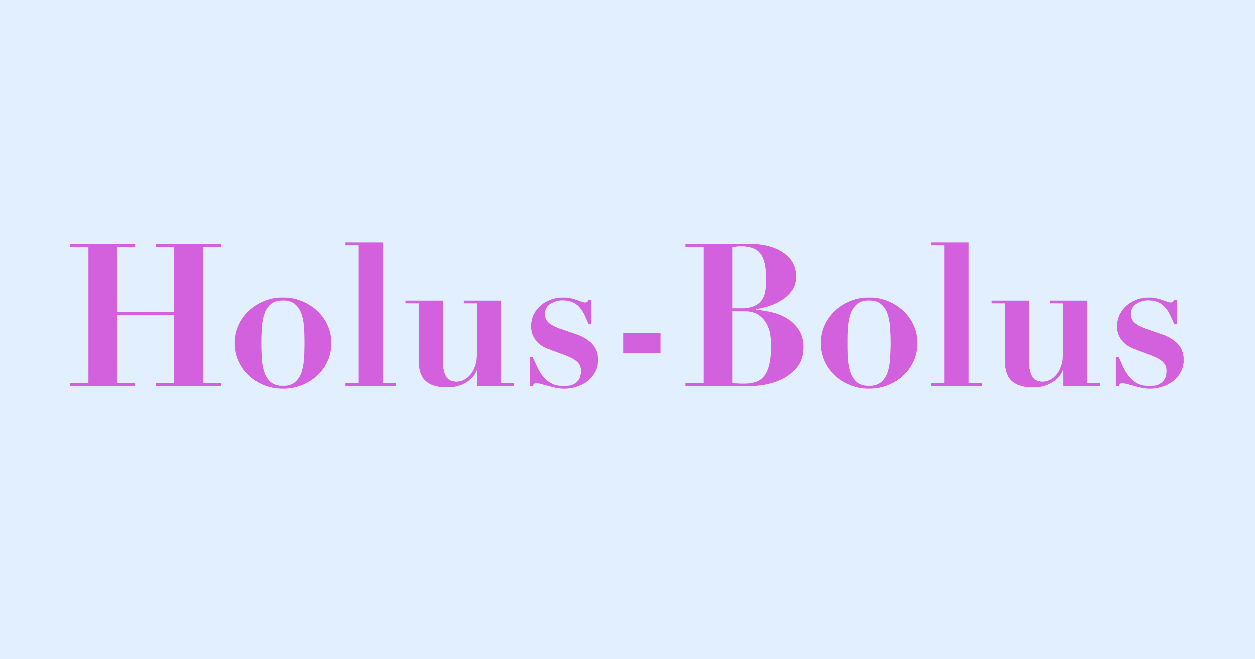 Holus-Bolus - Word Daily