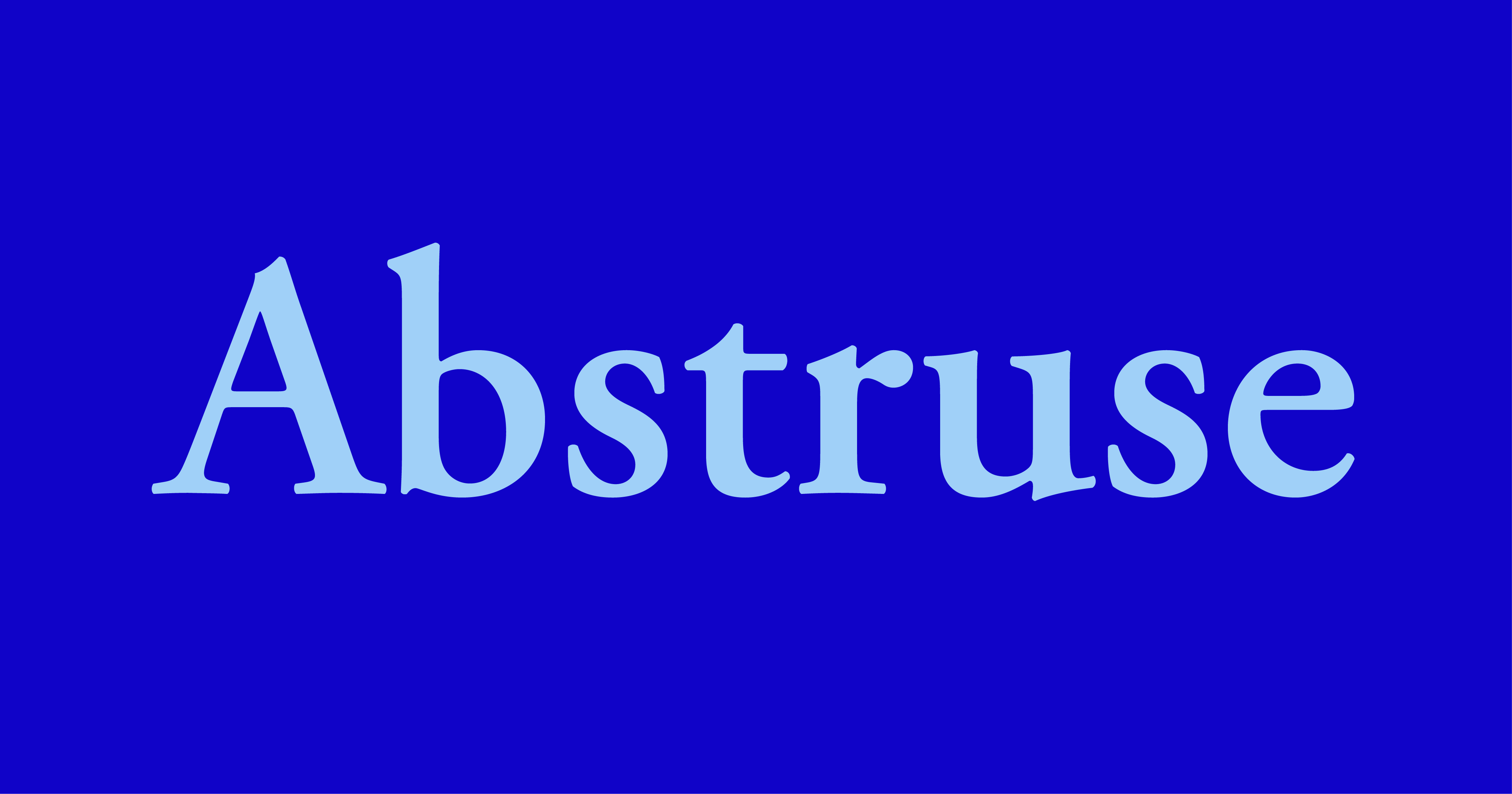 Abstruse - Word Daily