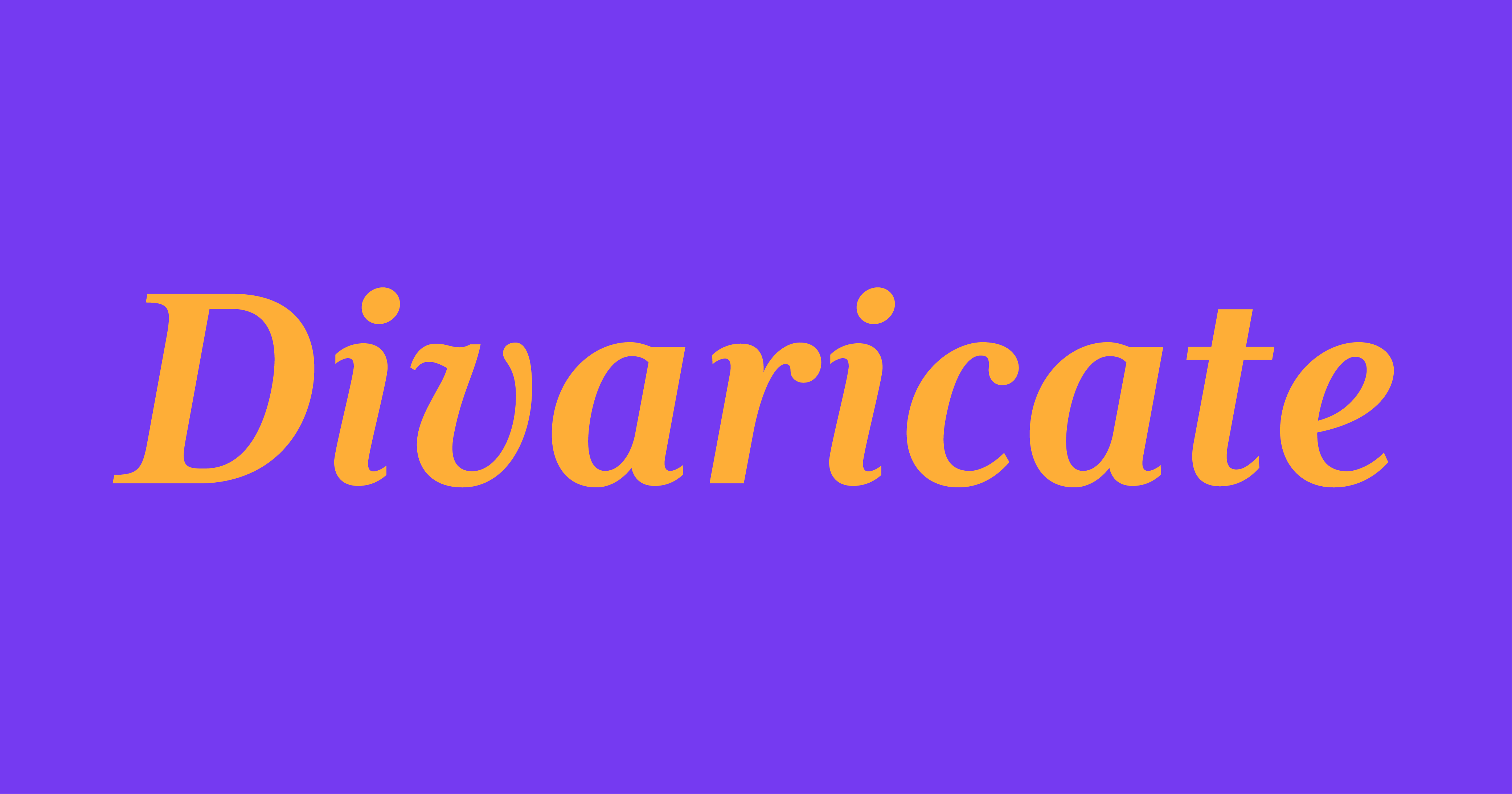 Divaricate - Word Daily