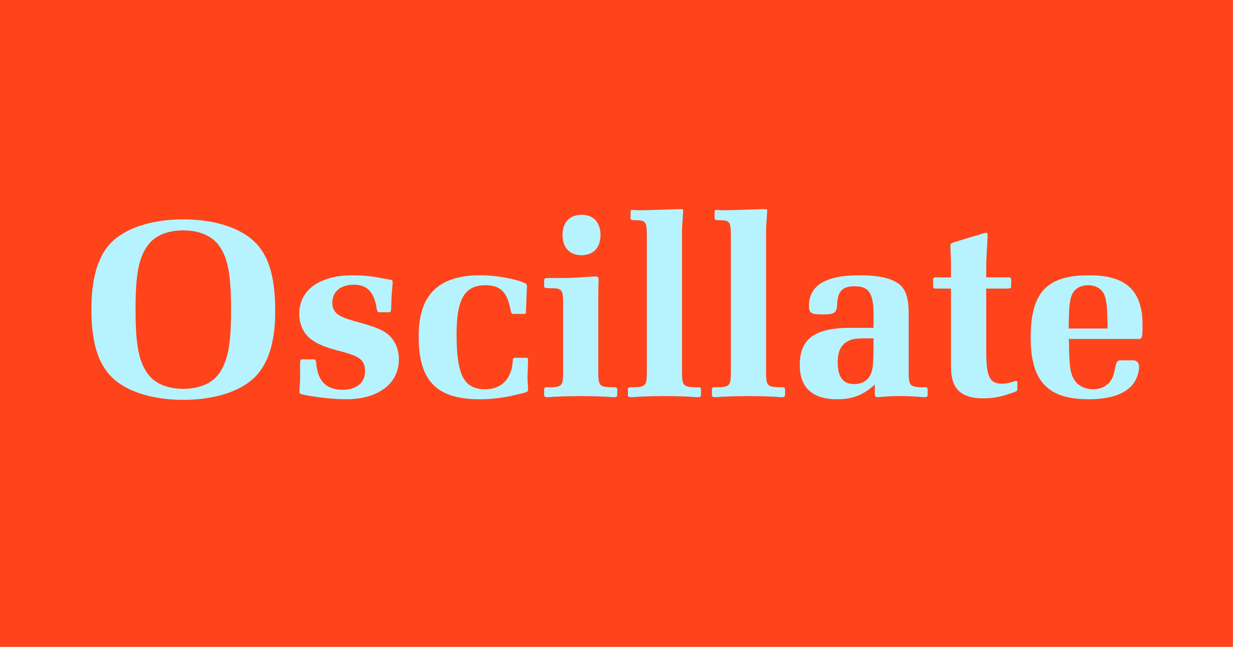 Oscillate - Word Daily