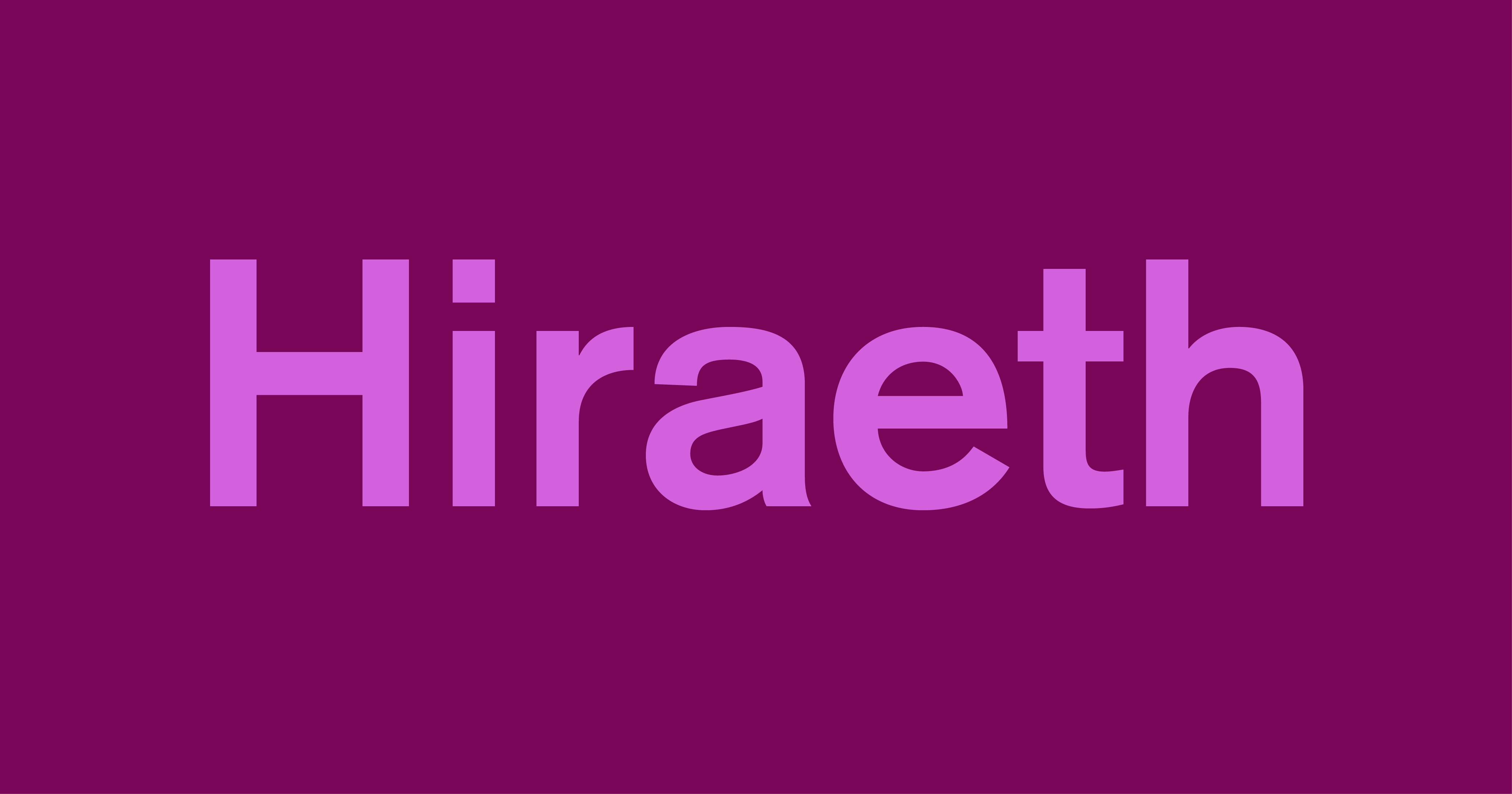 Hiraeth - Word Daily